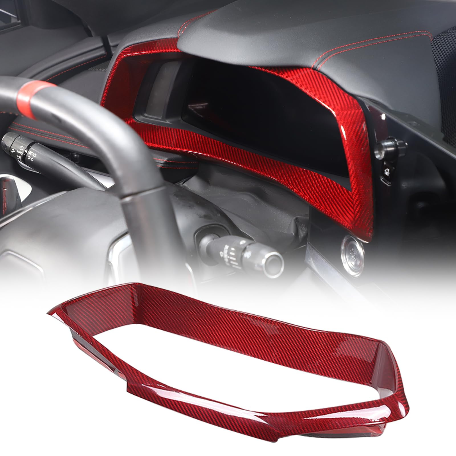 Car Dashboard Panel Trim SSF20 Frame Compatible with Chevrolet Corvette ...