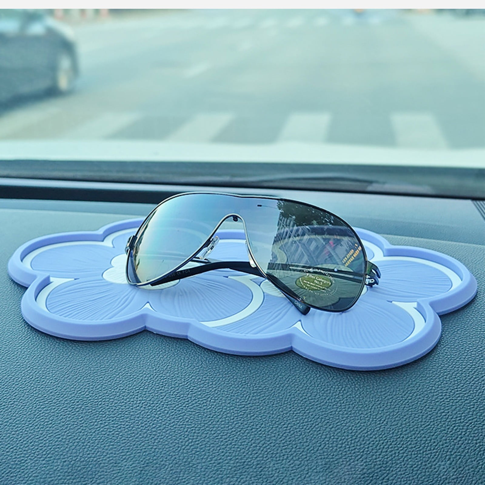 Car Dashboard Perfume Pad & Phone Holder-High-Temp Resistant Flower ...