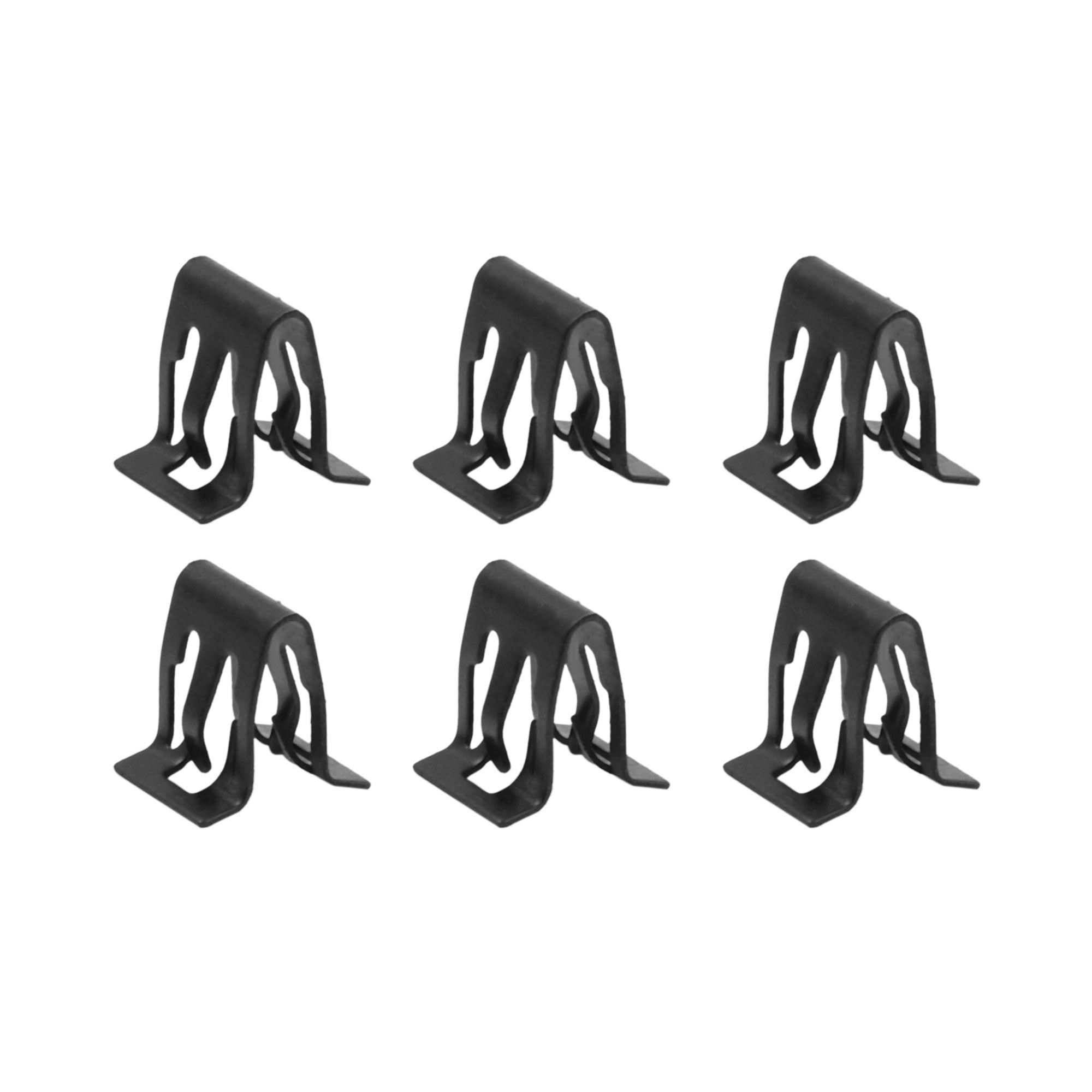 Car Dashboard Retainer Black Instrument Panel Metal Clips 14 x 14.5mm ...