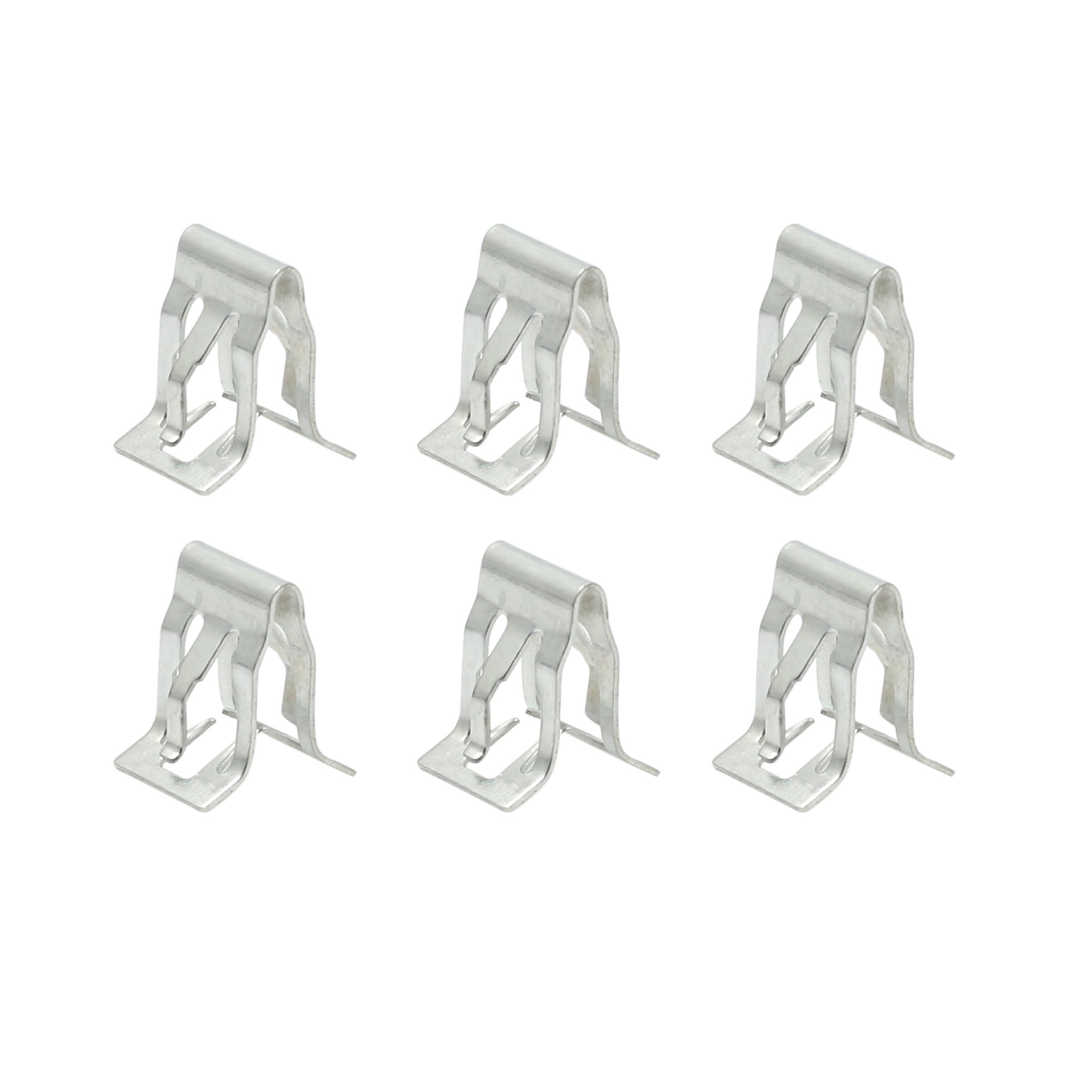 Car Dashboard Retainer Silver Tone Instrument Panel Metal Clips 15 x 16 ...