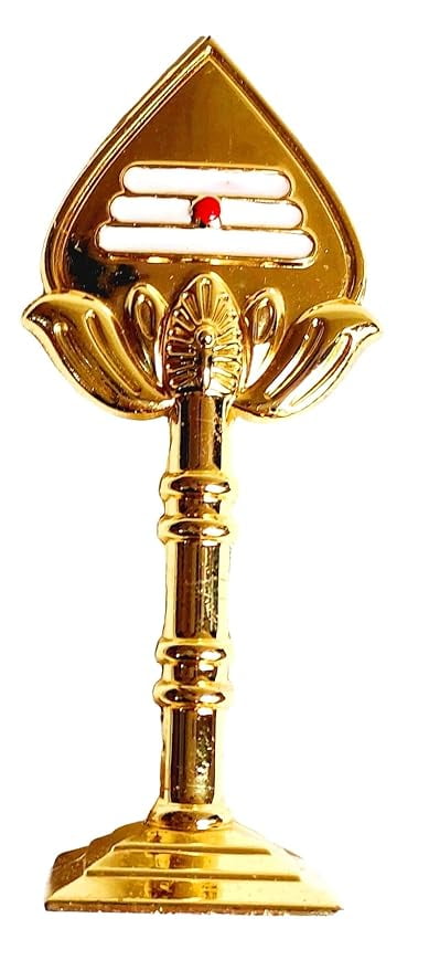 Car Dashboard Vel Idol Metal Lord Muruga’s Vel Golden Statue Showpiece ...