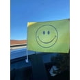 Car Dealer Supplies 5 Pc Pack Car Window Clip On Flags Happy Face ...
