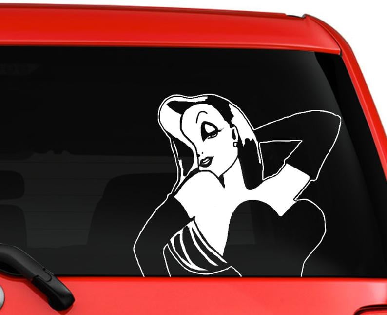 Car Decal Jessica Rabbit Who Framed Roger Rabbit Movies 6 Inch ...