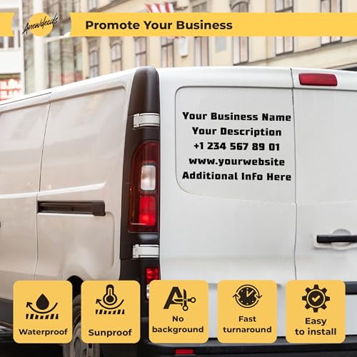 Car Decal – Personalized Vinyl Decals for Cars or Trucks with Text ...