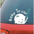 Car Decal / Sticker, Car Decal Sticker - Baby in Car Baby Safety Sign ...