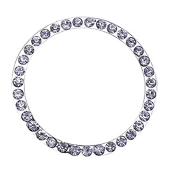 Car Decor for Women Crystal for Rhinestone Cover Sticker Push to Start ...