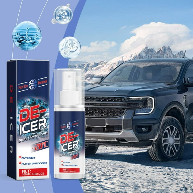 Car Deicer Spray | Fast-Acting Ice & Snow Melting Agent for Car Windows ...