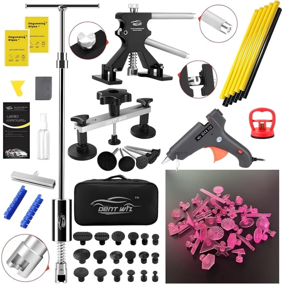 Car Dent Puller Kit, Paintless Dent Remover Tool with High Viscosity ...