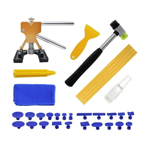 Car Dent Repair Tools Kit Slide Reverse Hammer Suction Cup Sheet Auto ...