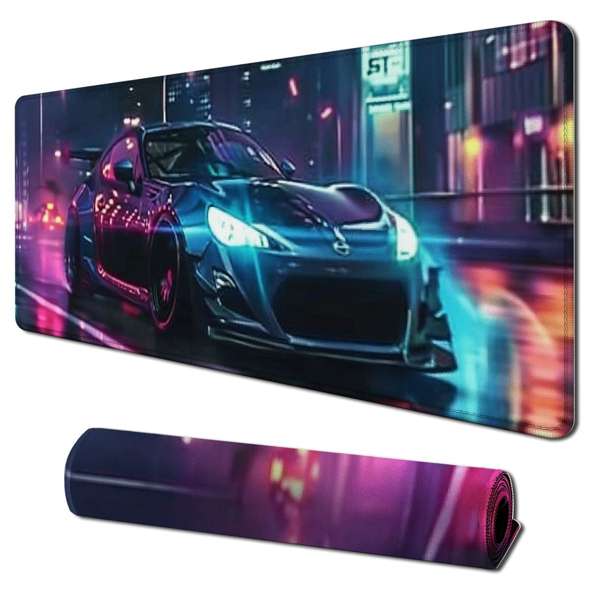 Car Desk Table Pad Mouse Pad Office Supplies Desk Mat Waterproof Rubber ...