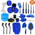 Car Detailing Brush Kit, iMounTEK 26Pcs Car Cleaning Set, Drill Brush ...