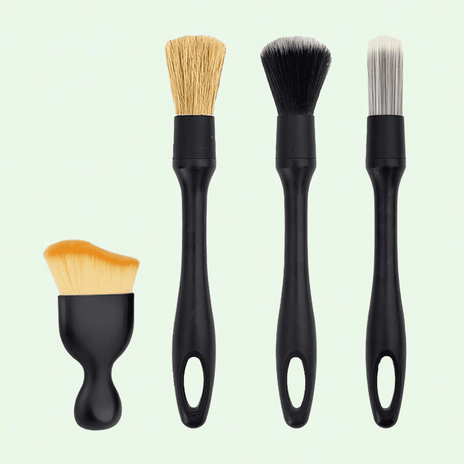 Car Detailing Brush Set 5-Piece, Soft Bristle No-Scratch Car Interior ...