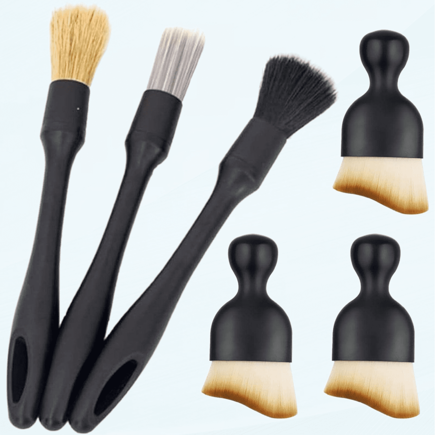 Car Detailing Brushes, 6 Pcs Car Detailing Brush Set, Brush Car ...
