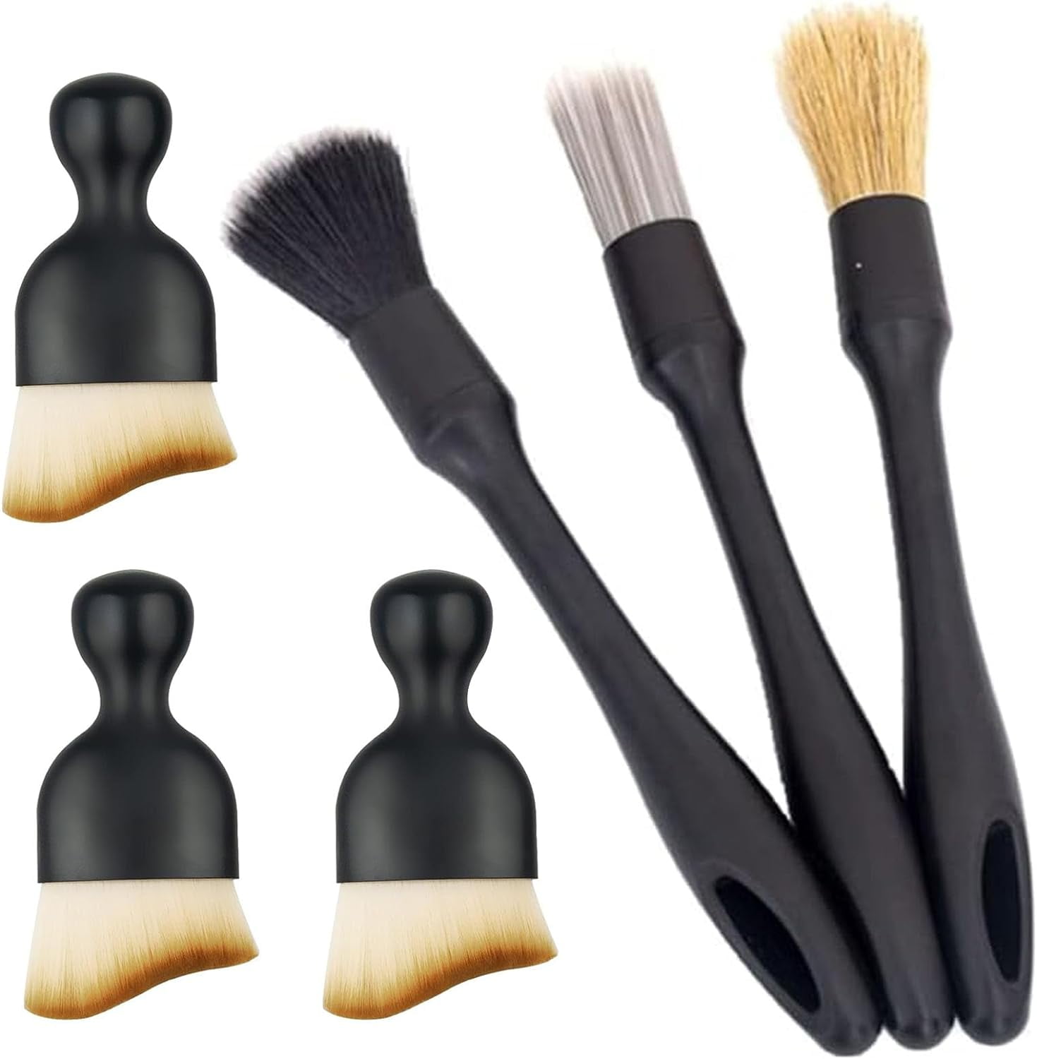 Car Detailing Brushes, 6 Pcs Car Detailing Brush Set, Brush Car ...