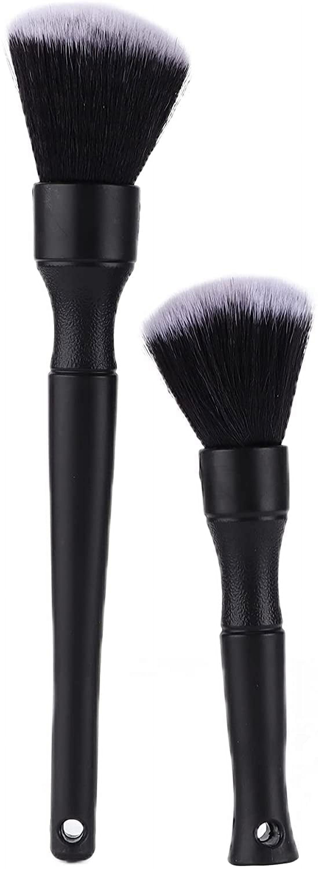 Car Detailing Brushes Set 2pcs, 6.1in 9.1in Nylon Moderate Soft and ...