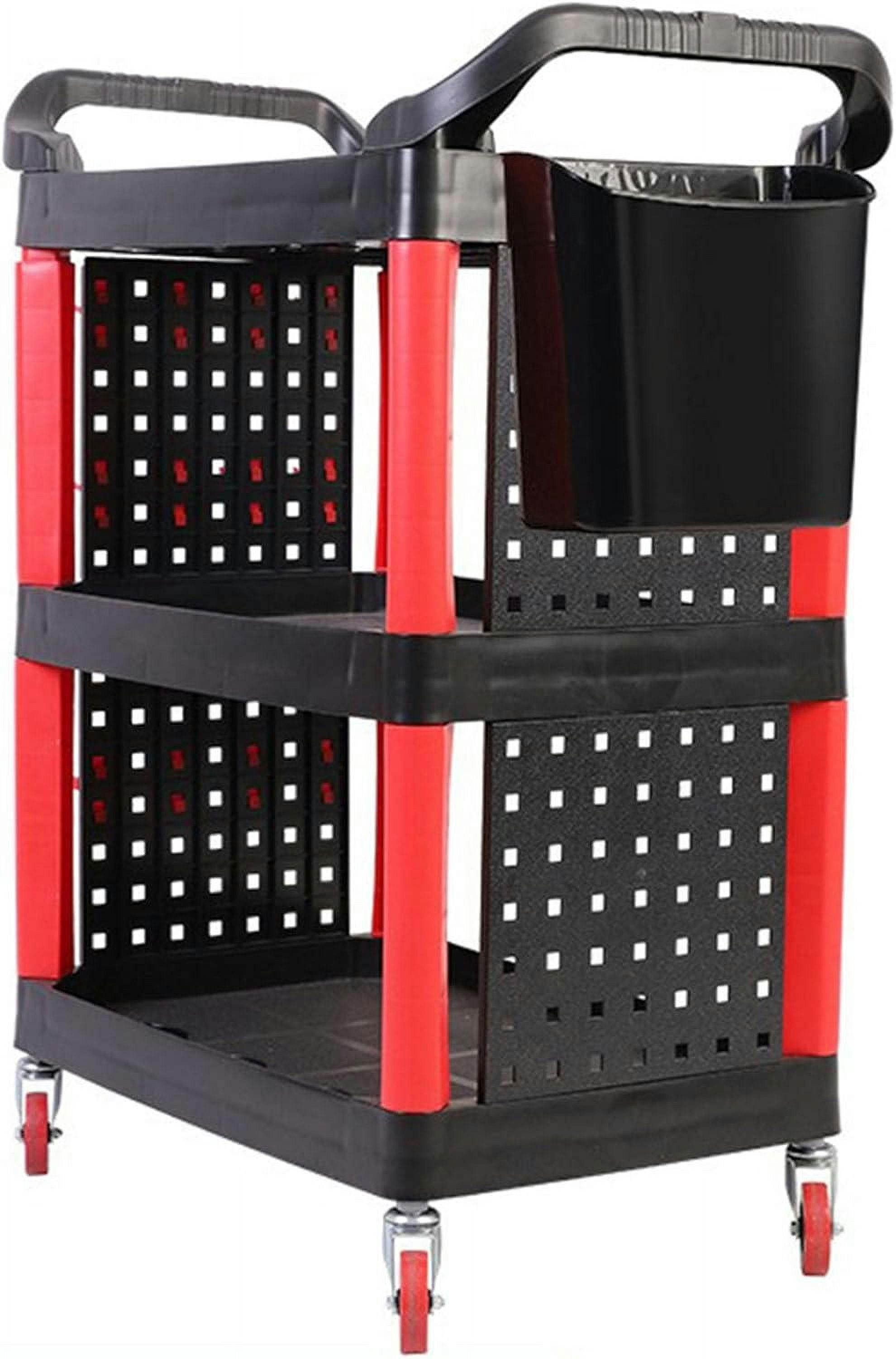 Car Detailing Cart Rolling Utility Detailing Tool Cart, Heavy Duty Car ...