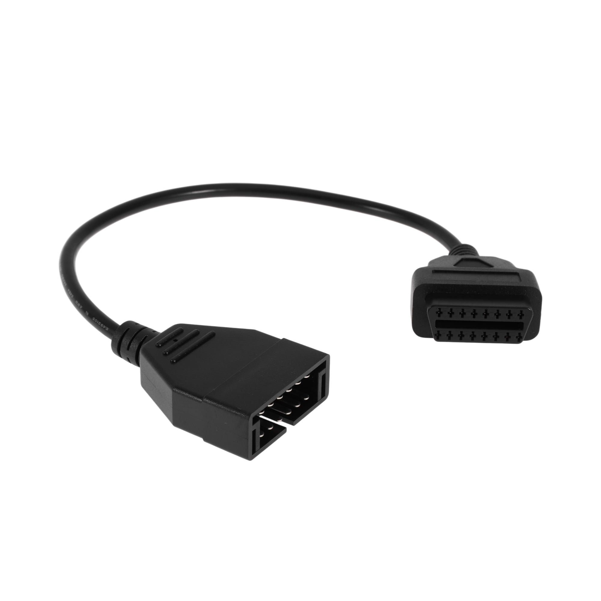 Car Diagnostic Connector Adapter Extension Cable 12 Pin OBD1 to 16 Pin ...