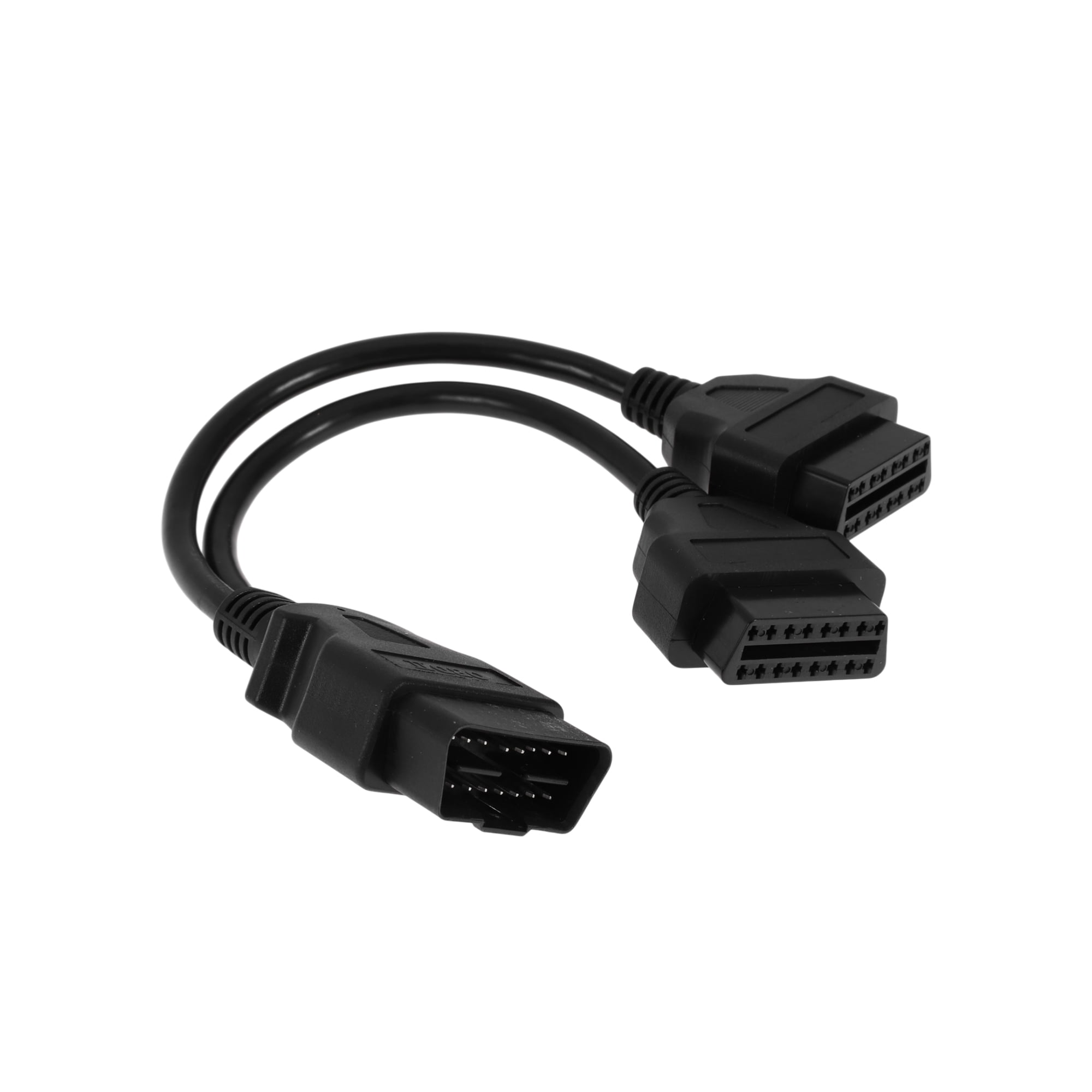Car Diagnostic Connector Adapter Extension Cable 16 Pin OBD2 to 2x16 ...