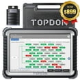 Car Diagnostic Scan Tool TOPDON Phoenix Plus OBD2 Scanner Bi-directional Advanced ECU Coding ...