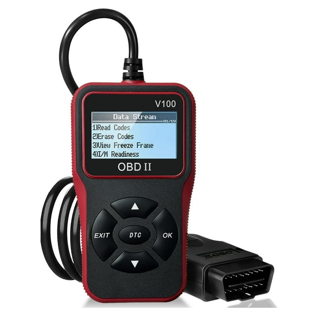 Car Diagnostic Tools OBD2 Code Reader V100 OBD 2 Scanner Digital ...