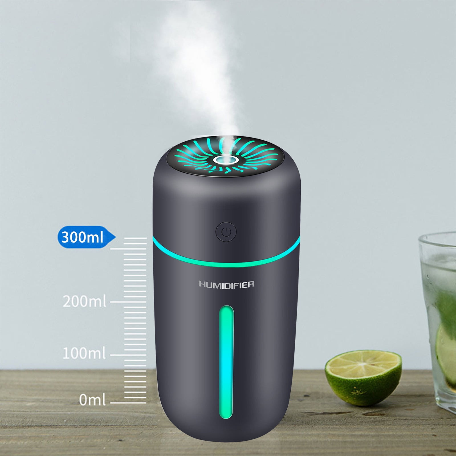 Car Diffuser Humidifier,Colorful Car Humidifier - Wireless USB Rechargeable Aromatherapy ...