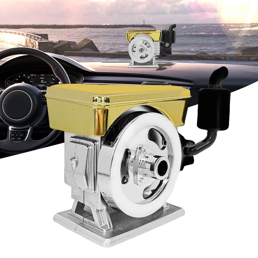 Car Diffuser Solar Powered Rotating Car Purifier Simulated Engine ...