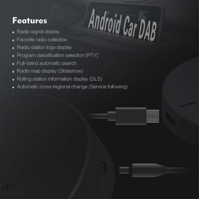 Car Digital DAB DAB+ Audio Radio Receiver Tuner w/ Antenna USB For ...