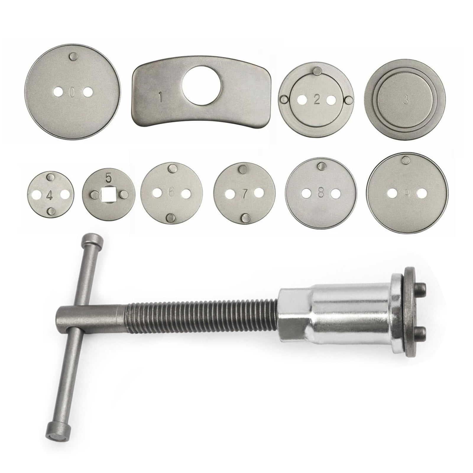 Car Disc Brake Caliper Piston Rewind Wind Back Tool 12 Pieces Disc ...