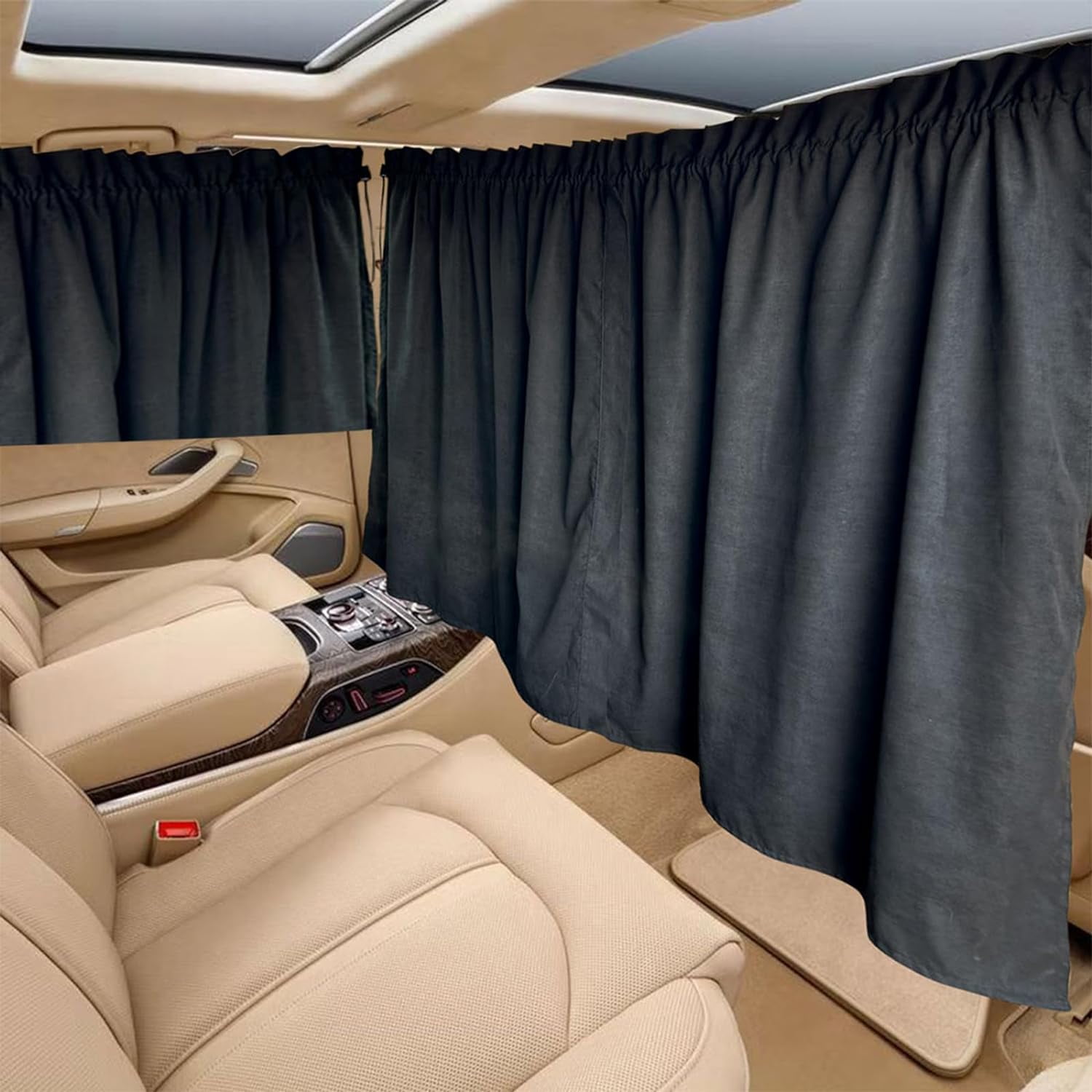 Car Divider Curtains Privacy Sun Shade-Curtains for Car Privacy Travel ...