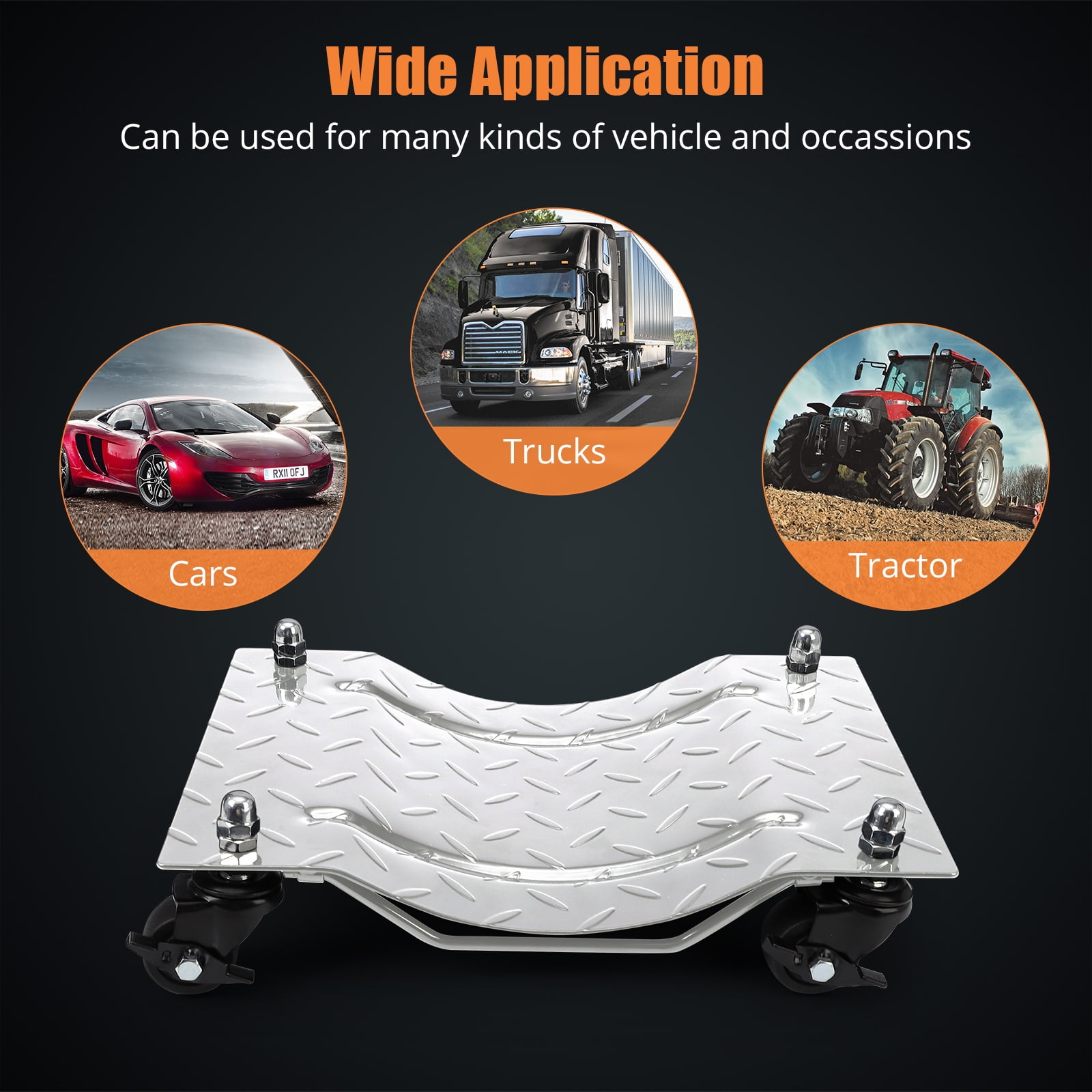 Car Dolly 4 Pack, [Upgraded] Towallmark Car Dolly with Nylon Wheels ...