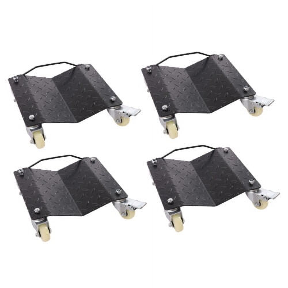 Car Dolly Heavy Duty Wheel Dolly 4 Tire Wheel Dolly Car Stakes 6000lbs ...