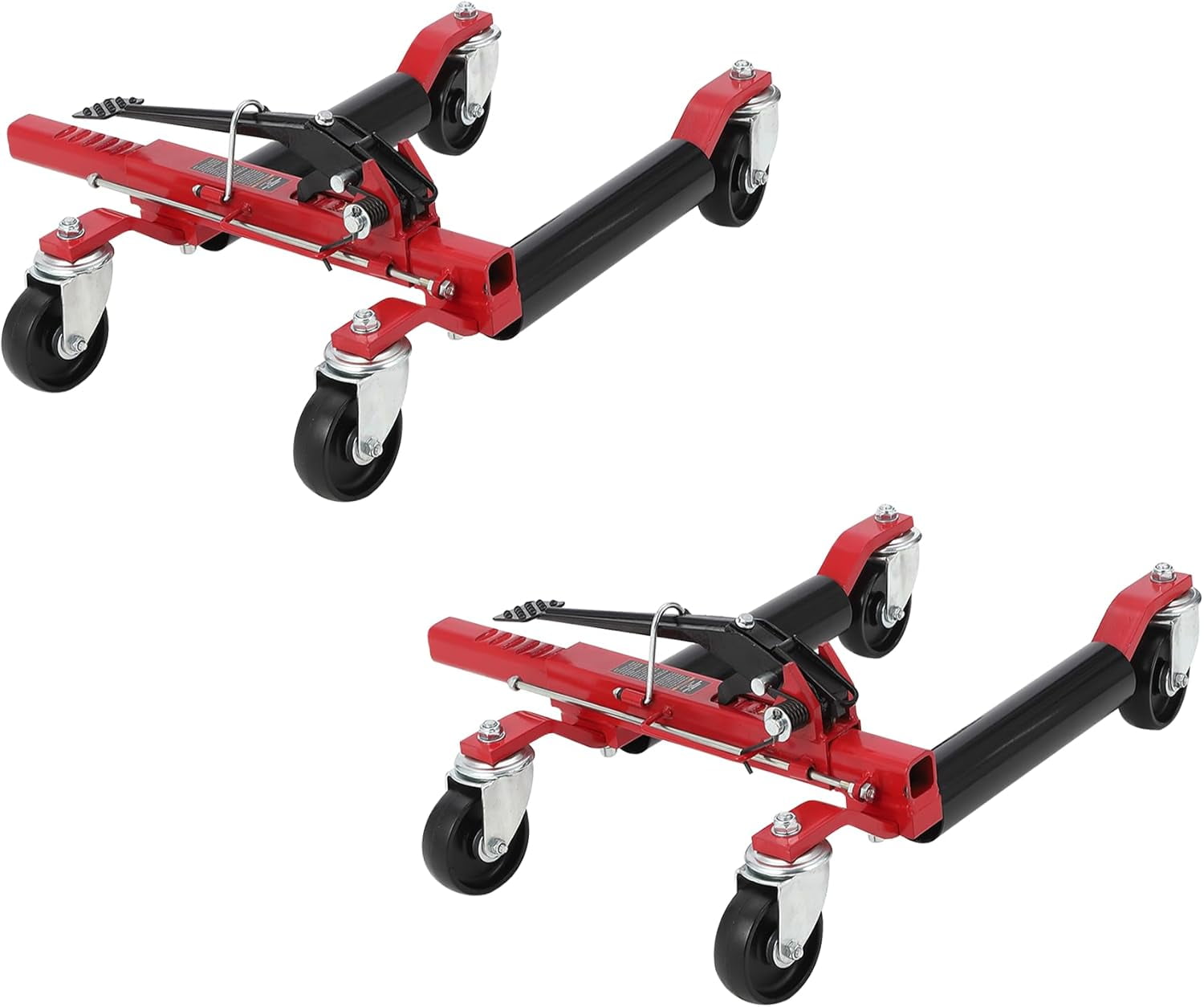 Car Dolly Jack Set of 2, with Foot Pedal Operation,3000 LBS Hydraulic ...