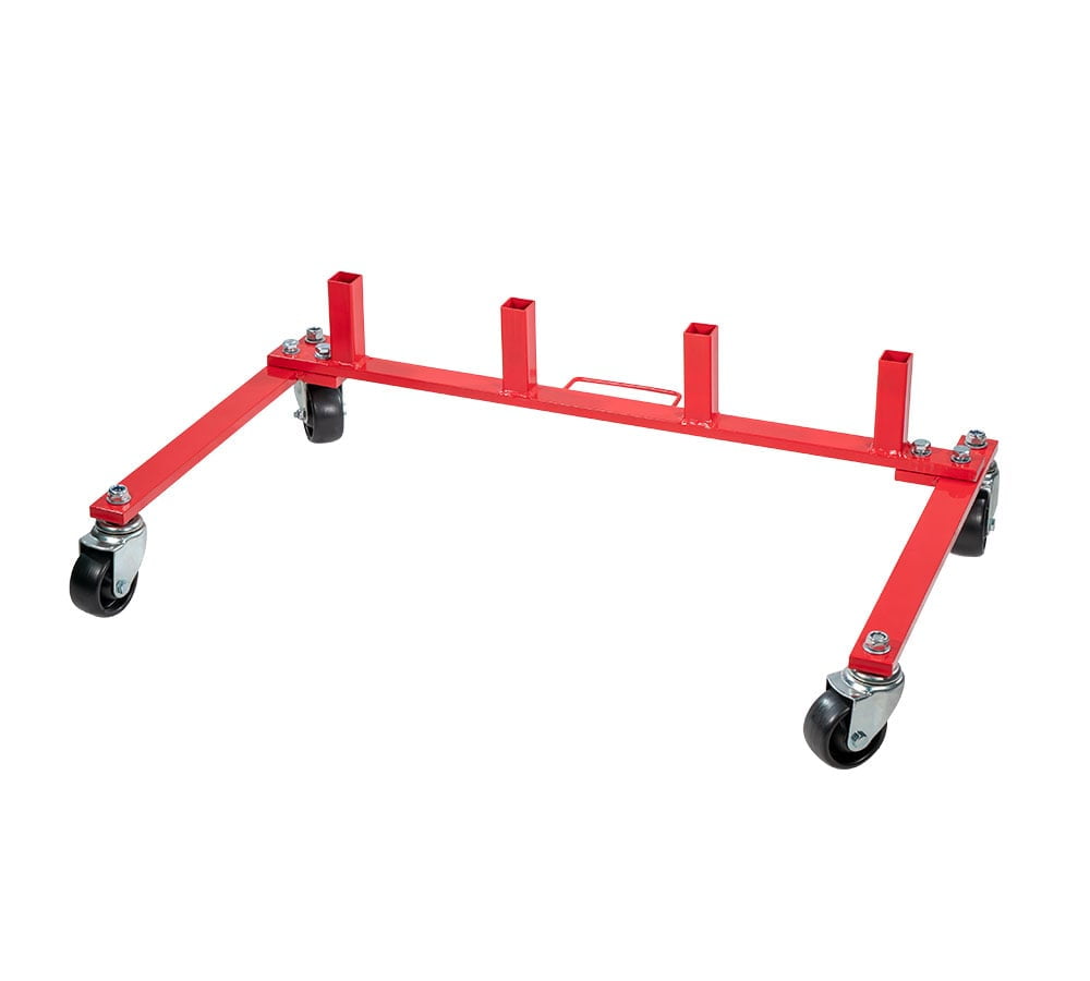 Car Dolly Rack - Four Hydraulic Wheel Dollies Storage Stand for Vehicle ...