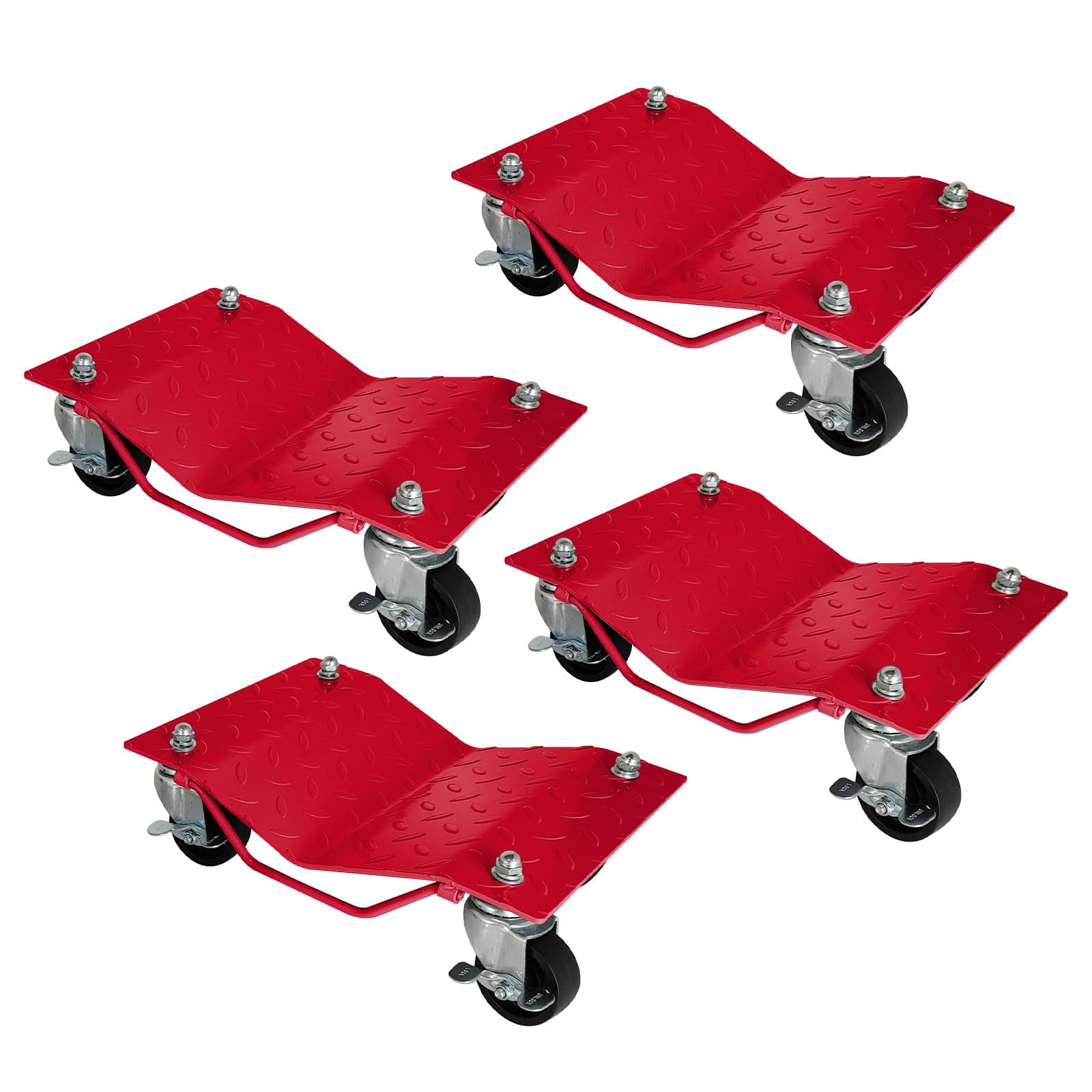 Car Dolly Set, 6000LBS Capacity Wheel Dolly, Heavy Duty Vehicle Dolly ...