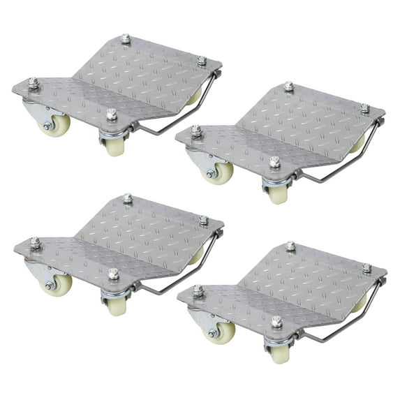 Car Dolly Set - Heavy Duty Wheel Dollies 4 Pack - 6000lbs Capacity ...