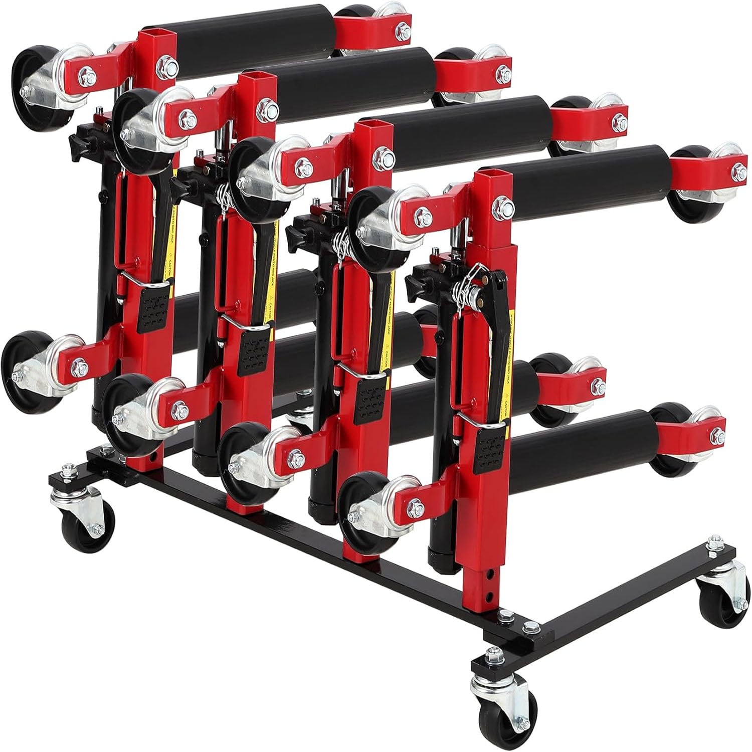 Car Dolly Storage Rack 360°Rotatable Wheels Car Dolly Rack Heavy Duty ...