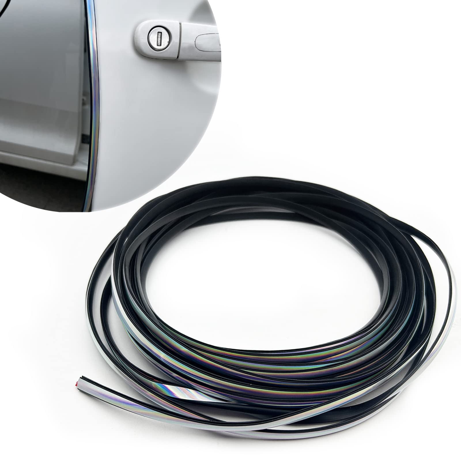 Car Door Edge Guards, SSF20 32.8 Ft (10M) Seal Protector, Clear U Shape ...