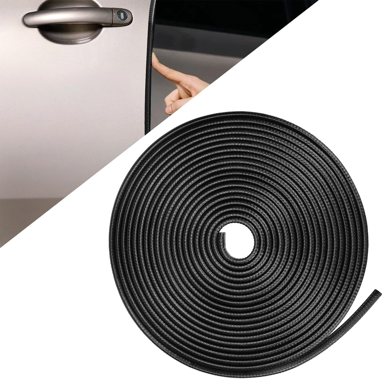 Car Door Edge Guards, STF9 32 ft (10M) Glue-Free U-Shaped Rubber Seal ...