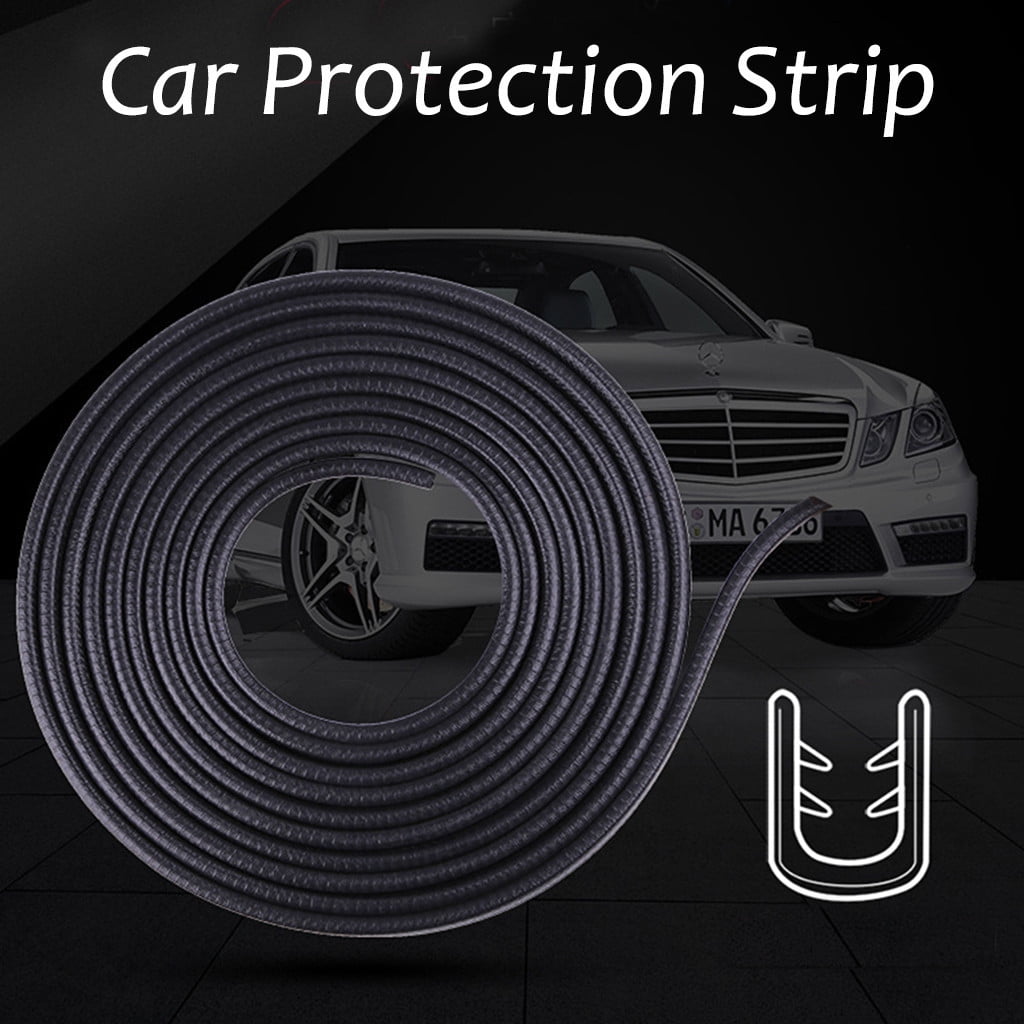 Car Door Edge Guards Self Adhesive Rubber U Channel Edge Trim Metal ...