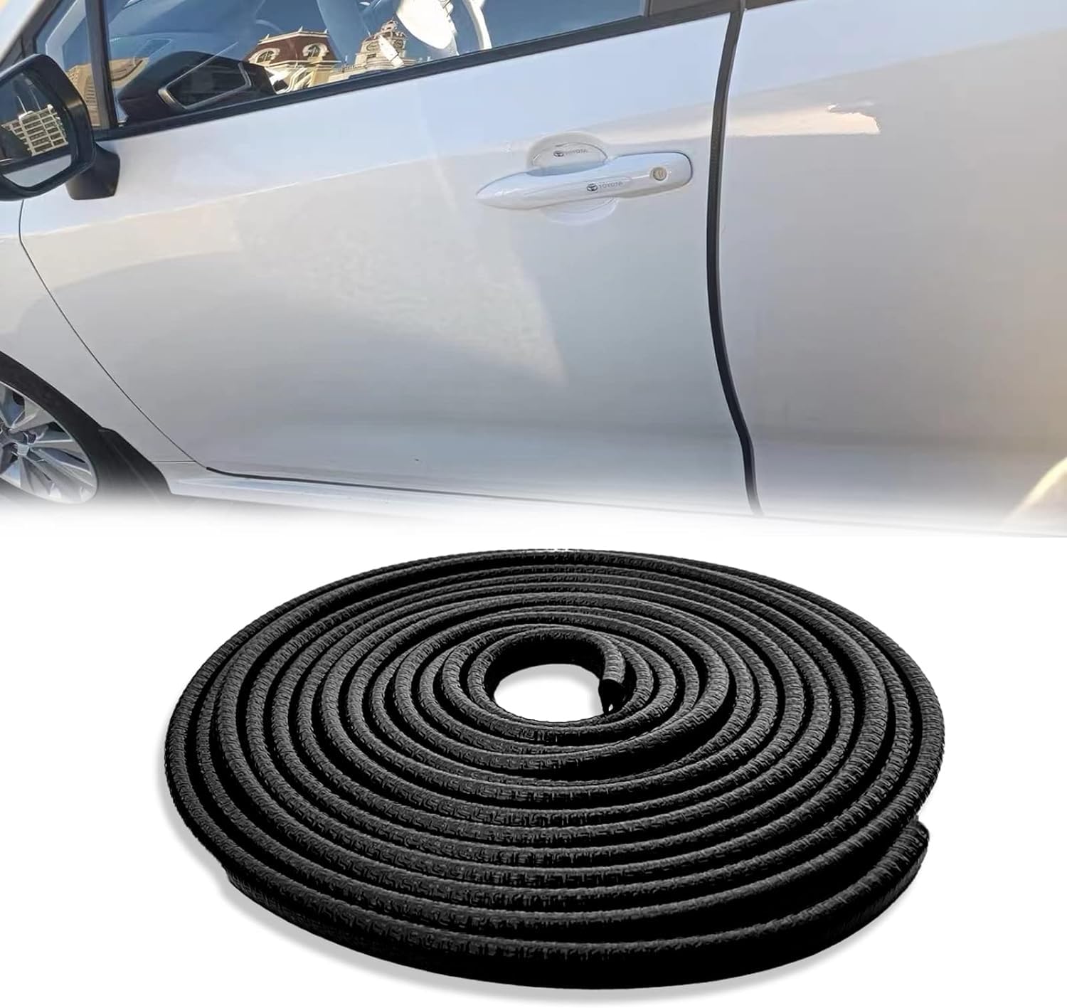 Car Door Edge Guards, Universal Rubber Seal U Shape Car Door Protection ...