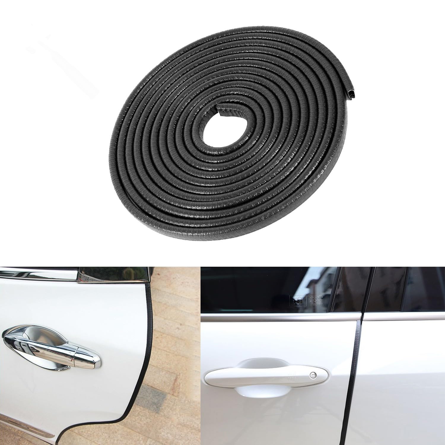 Car Door Edge Protector STF9 Guards,Universal No Glue Fit U Shape Rubber EdgeTrim Build Car Door ...