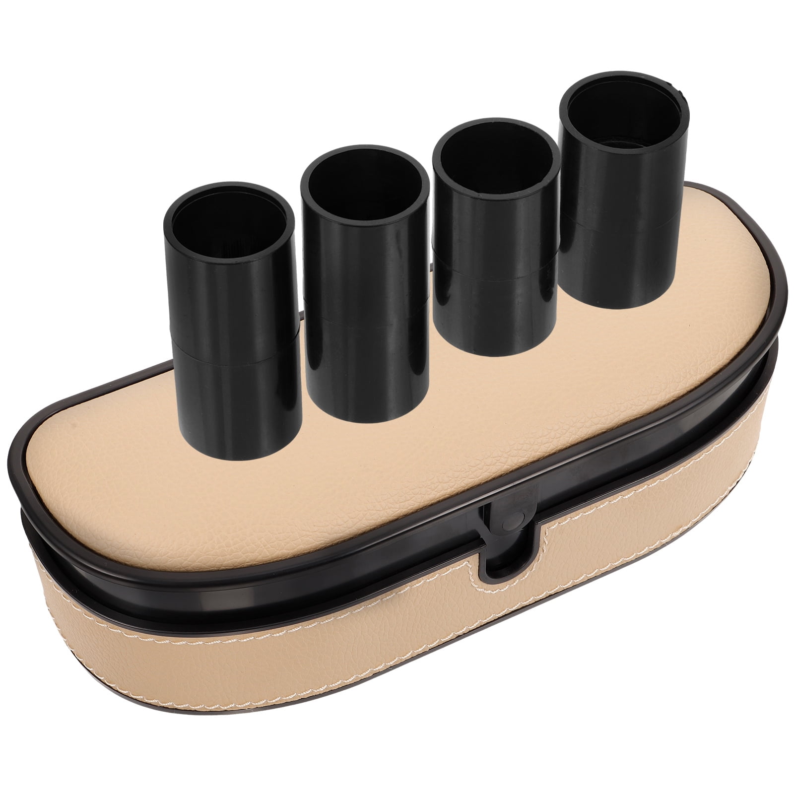 FENGGUIQU Universal Beige Car Door Armrest Pad with Storage Compartment ...