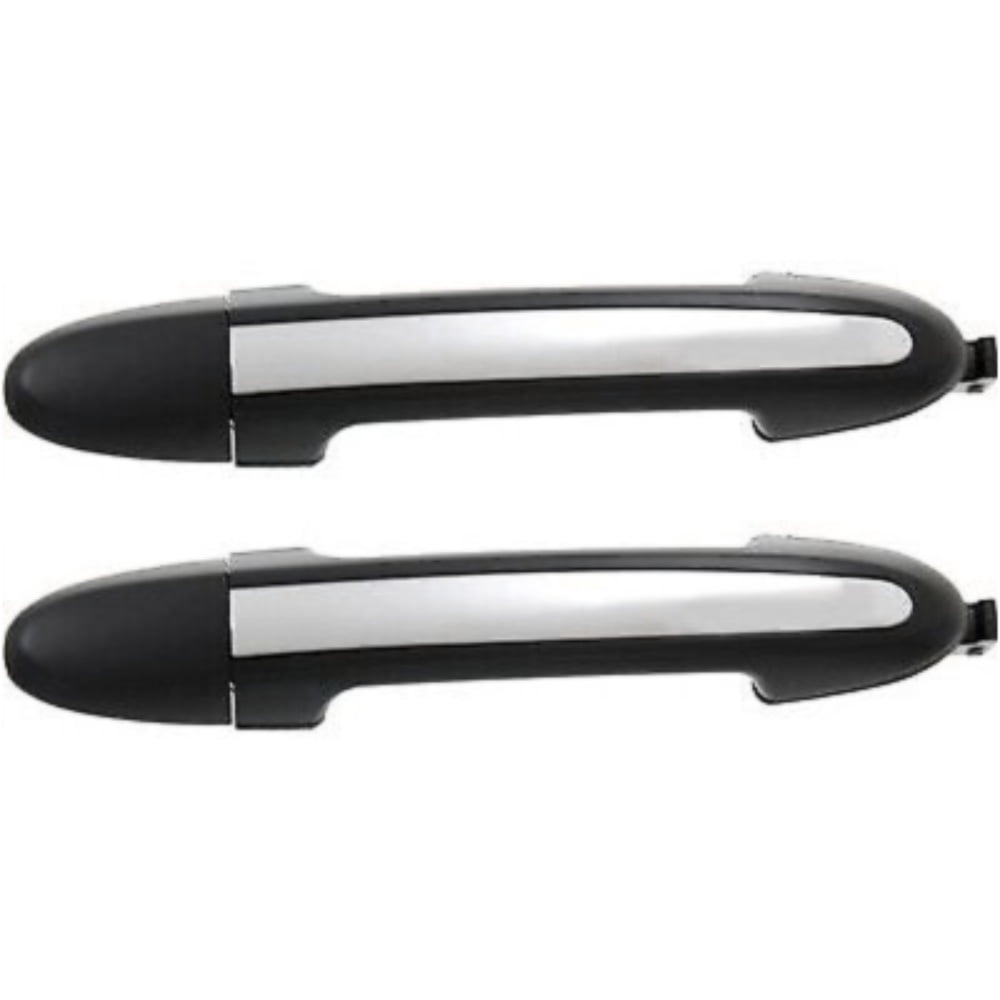 Car Door Handle Exterior Rear Driver & Passenger Side Left Right 2pcs ...