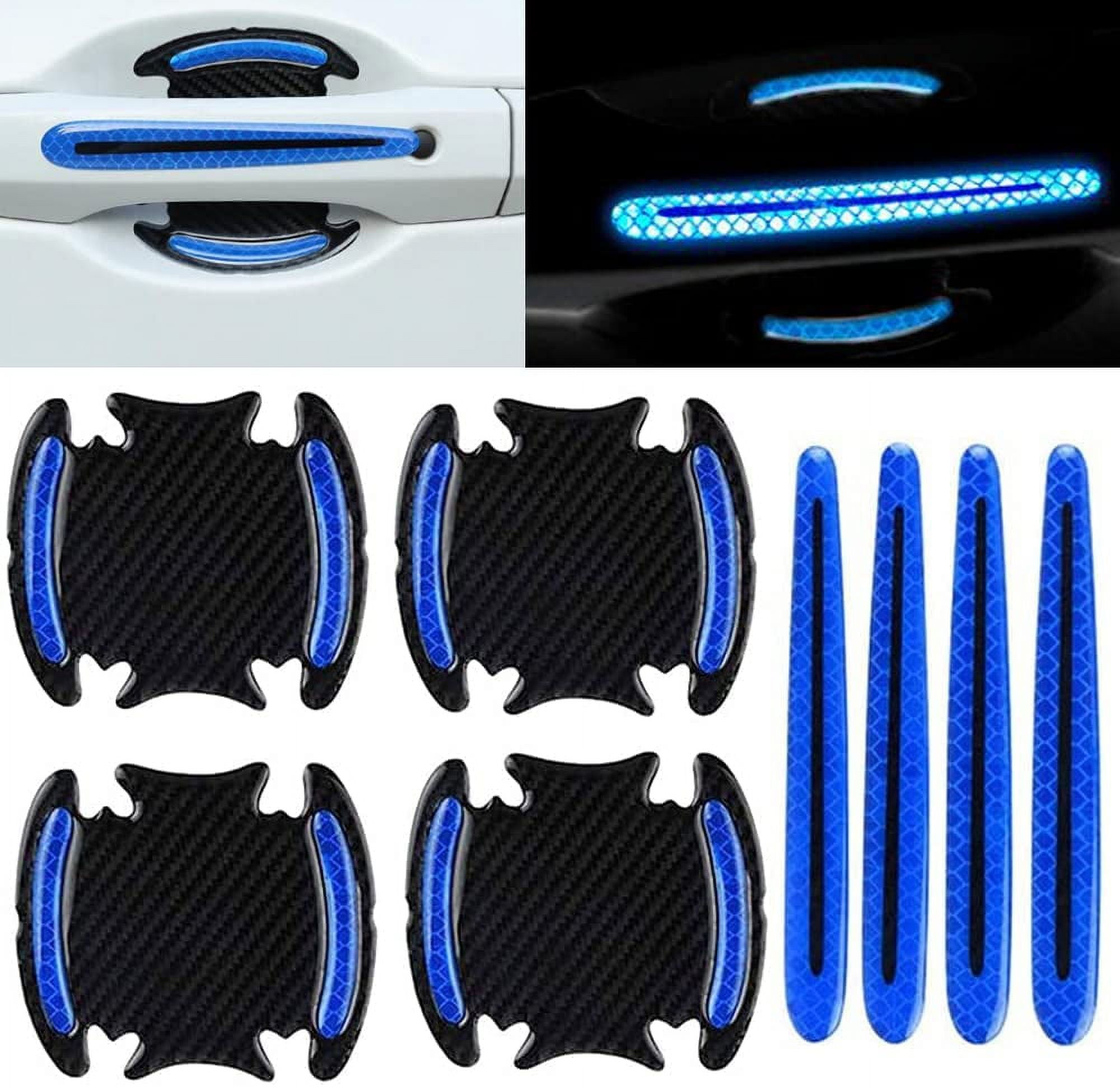 Car Door Handle Reflective Stickers Universal Auto Door Handle Scratch ...