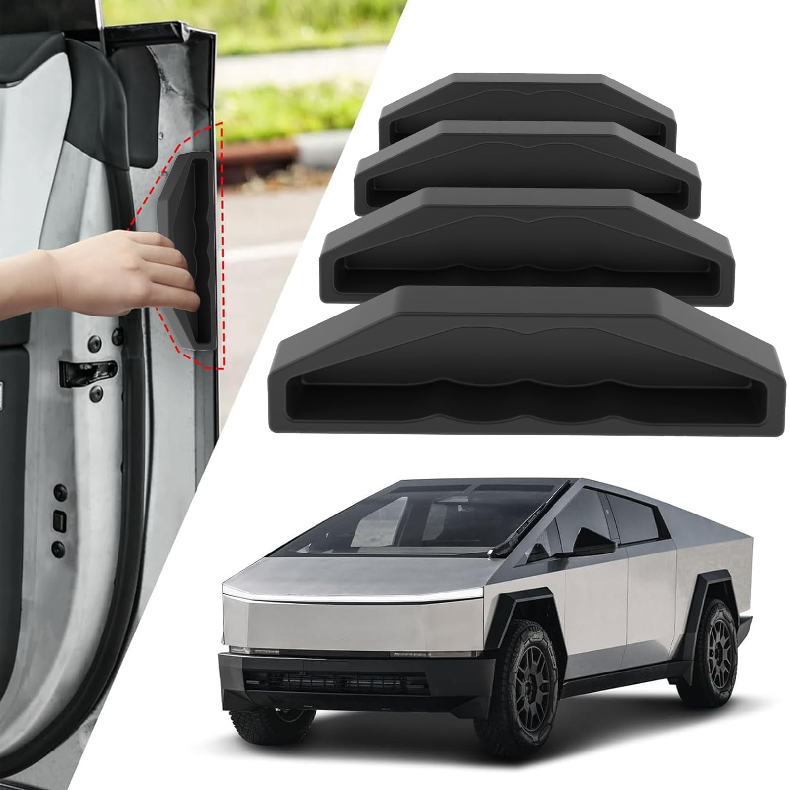 Car Door Handles Compatible MMF7 with Tesla Cybertruck 2023 2024 2025 ...