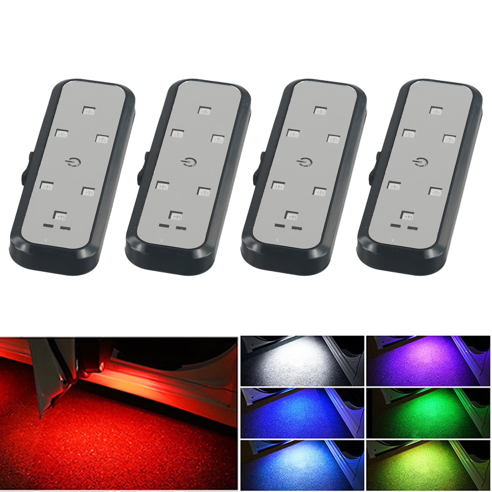 Car Door Lights LED Welcome Light Magnetic Control Open Door Safe ...