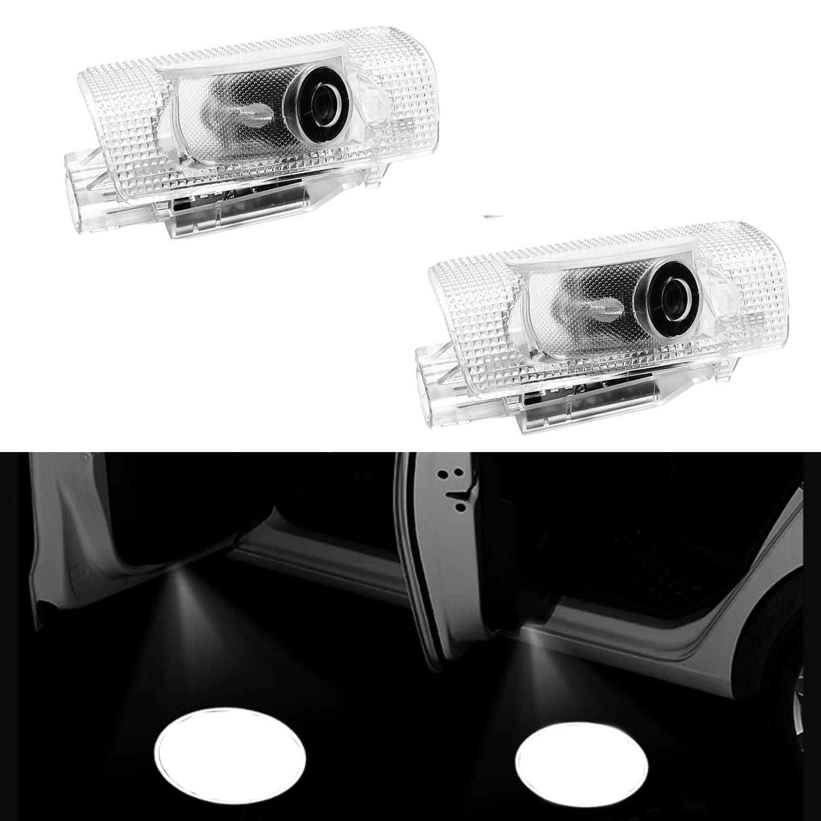 Car Door Lights Logo Projector Laser Ghost 3D Light Compatible with ...