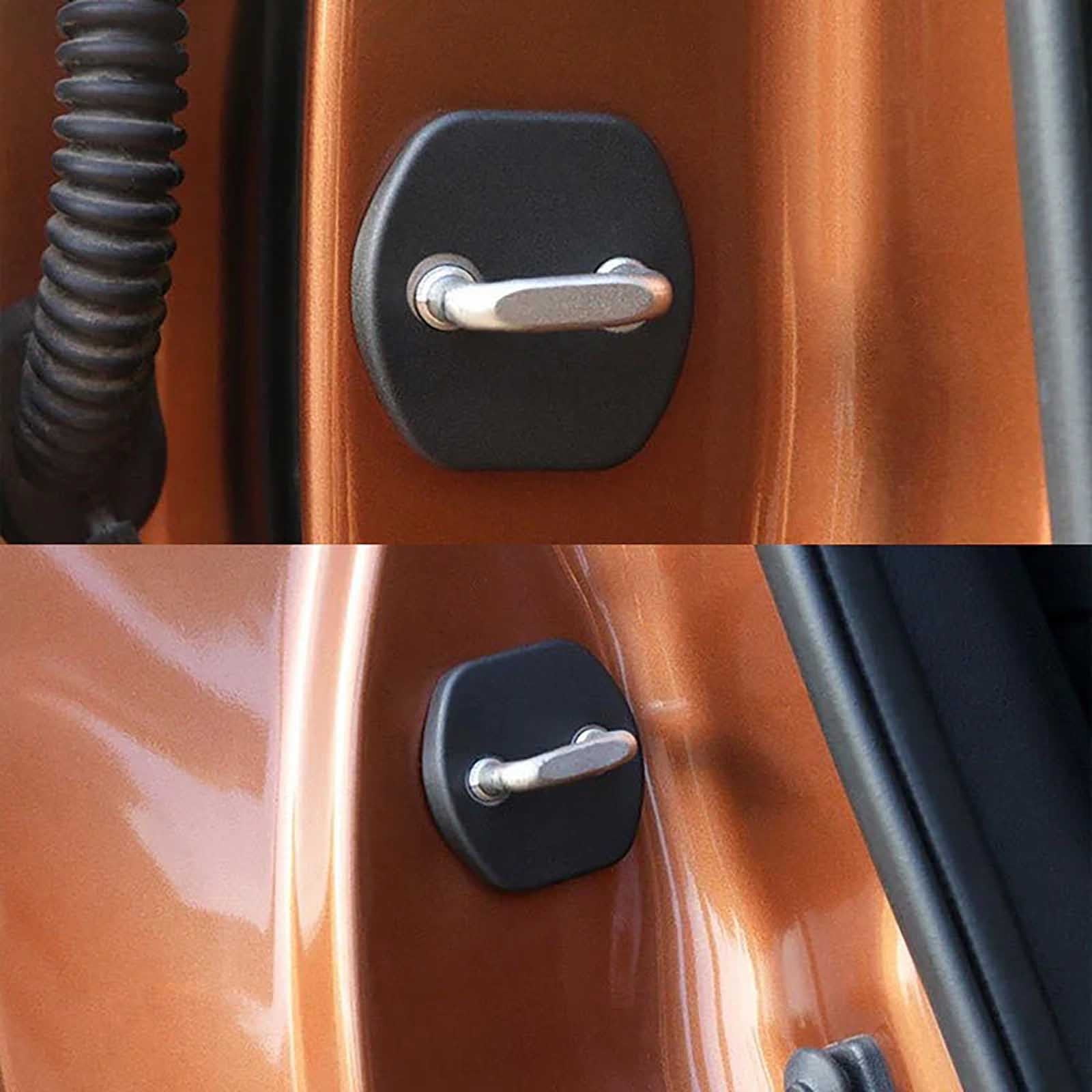 Car Door Lock Cover, Silicone Protection Latches Covers - Vehicle Doors ...