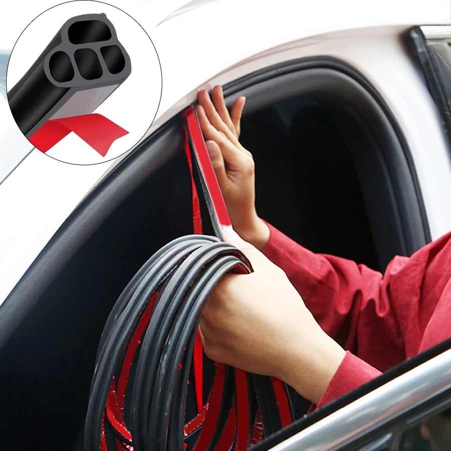 Car Door Rubber Seal Strip Double Layer L Shape Automotive Weather ...