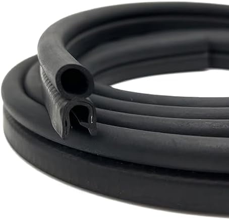 Car Door Seal Strip, Fit 1/4" Edge, Rubber Trim Seal with Top Bulb ...